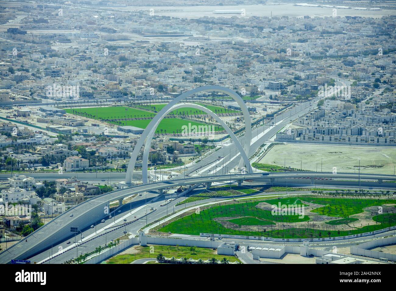 Arches at interchange The Tallest Monument of City. known as Bridge of ...