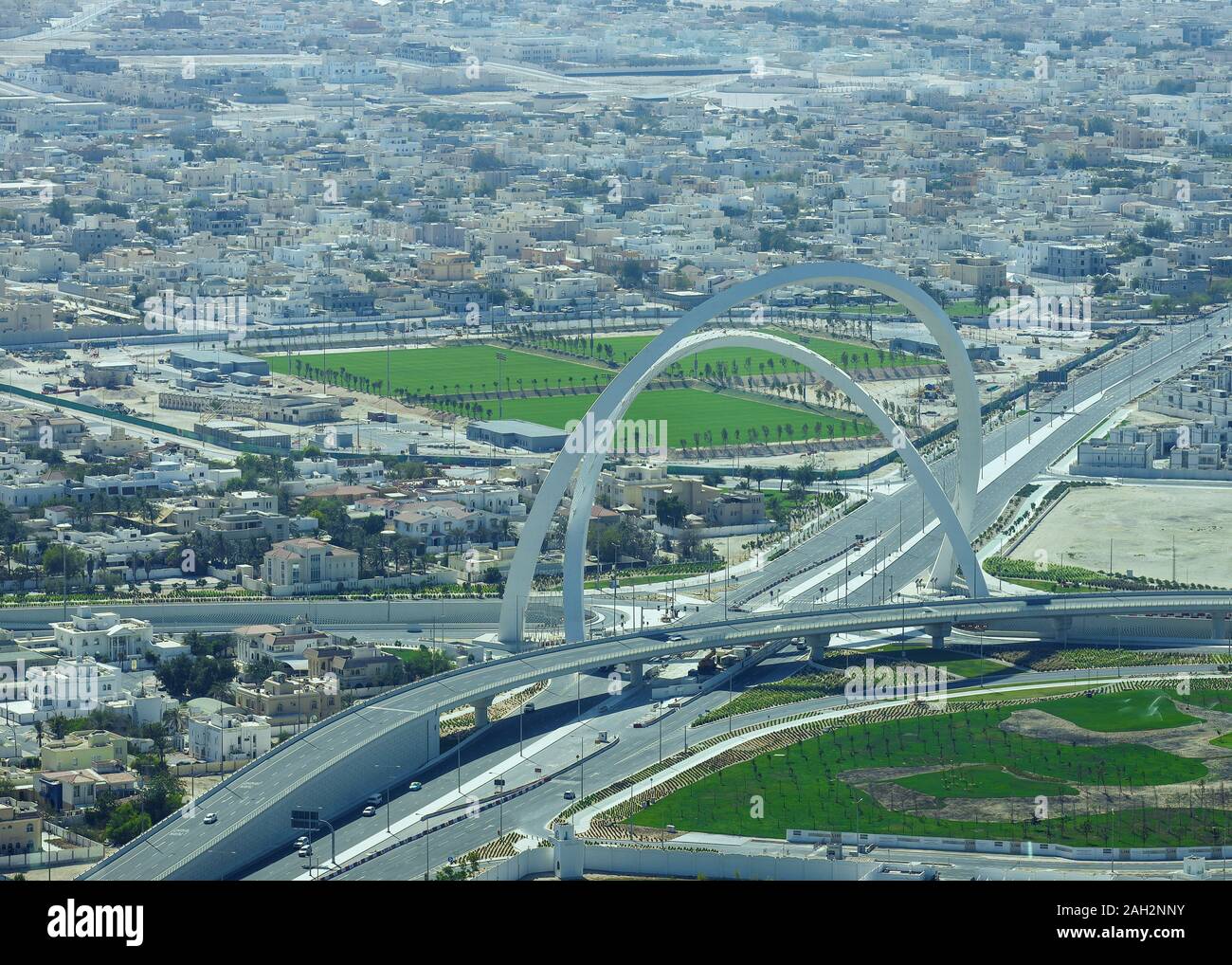 Arches at interchange The Tallest Monument of City. known as Bridge of ...