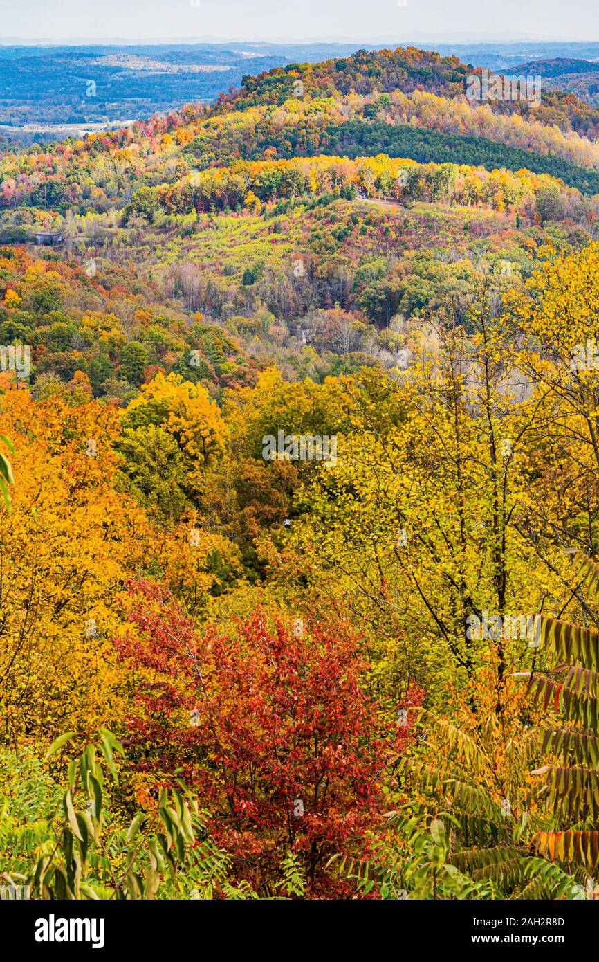 fall color, smoky mountains national park, tn us Stock Photo - Alamy