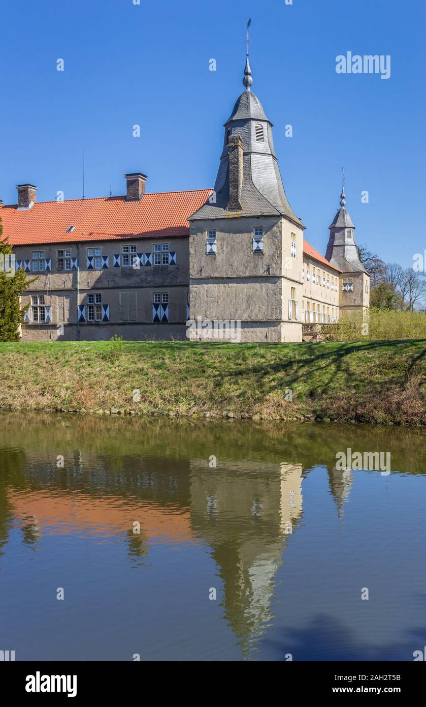 Towers of the historic castle Westerwinkel in Ascheberg, Germany Stock ...