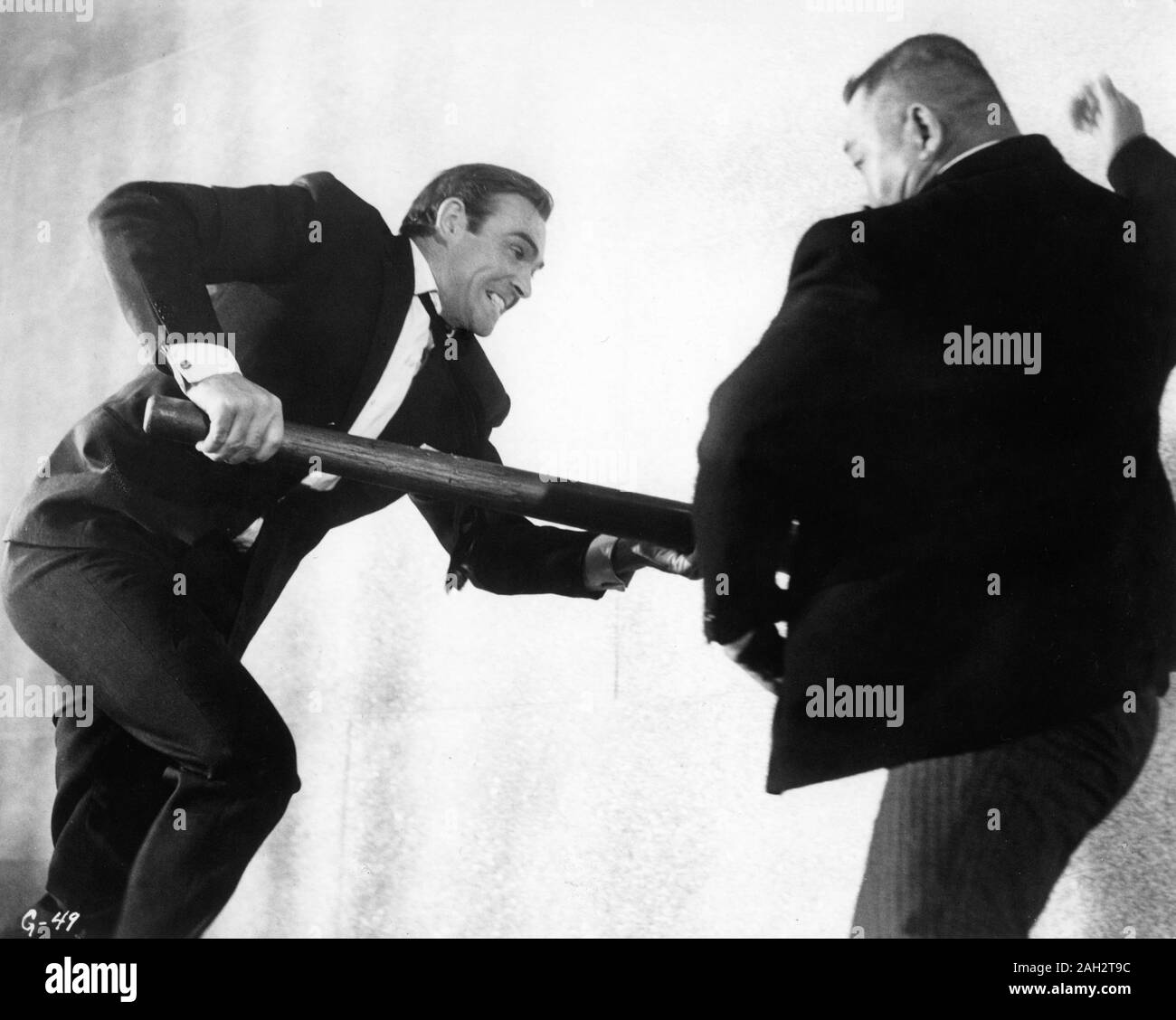 James Bond Goldfinger Fort Knox Black and White Stock Photos & Images ...