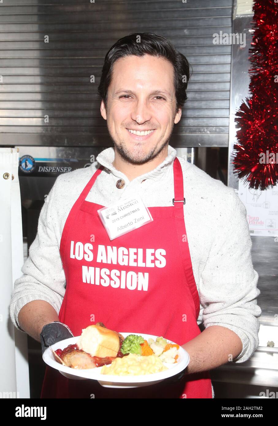Los Angeles, Ca. 23rd Dec, 2019. Alberto Zeni, at Christmas Celebration ...
