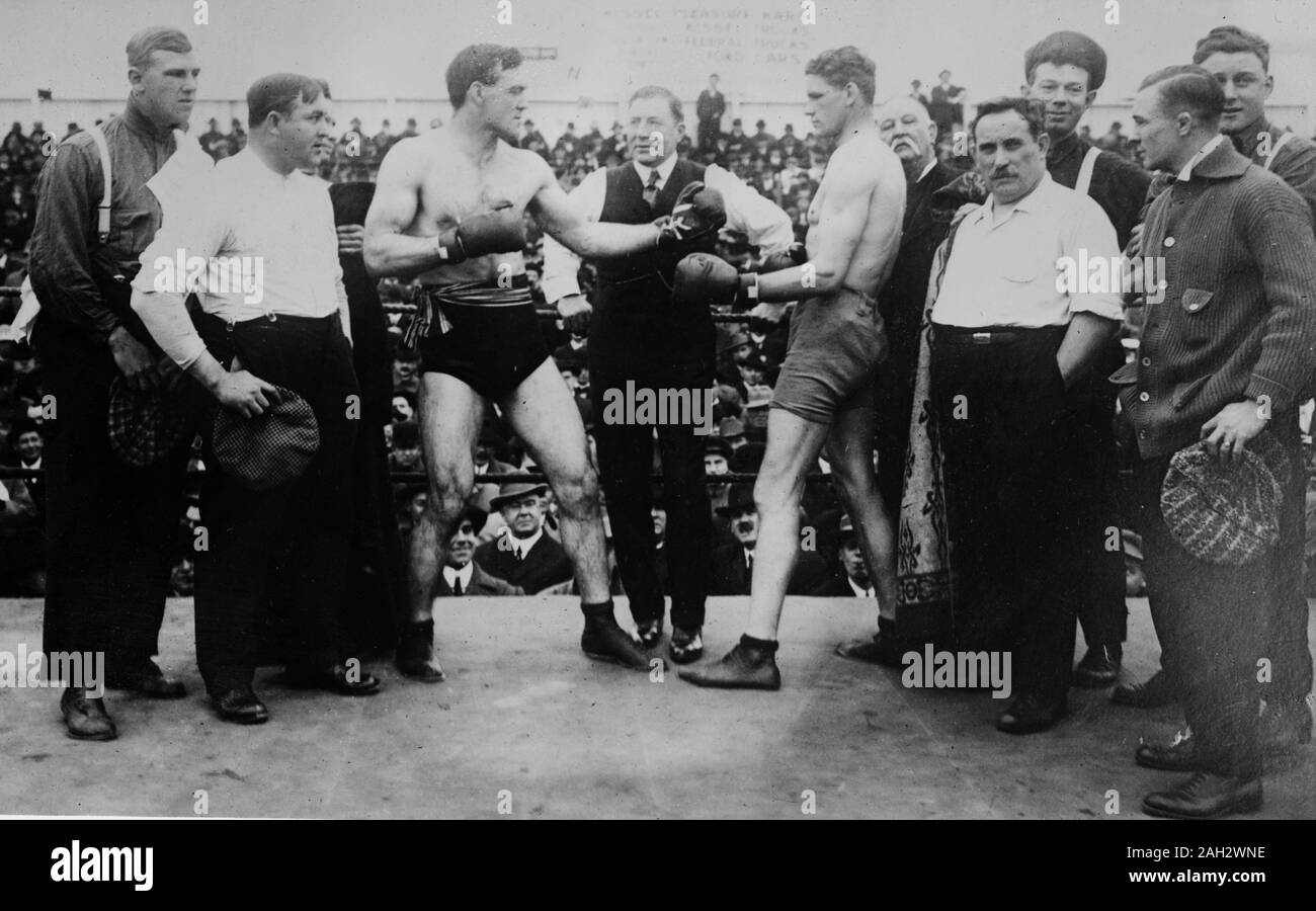 Gunboat Smith & Pelky [i.e., Pelkey] ca. 1914 Stock Photo - Alamy
