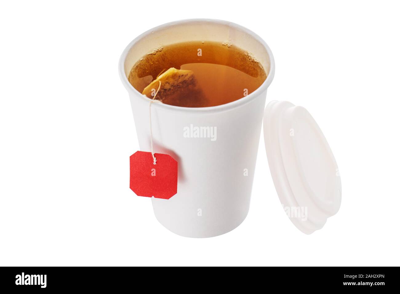Hot coffee in plastic cup store
