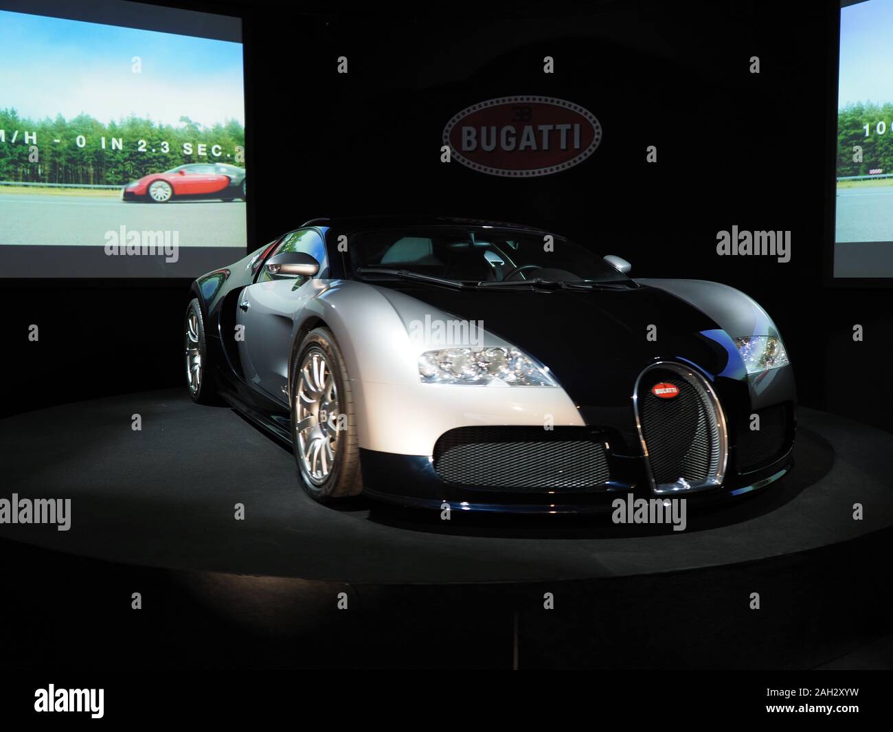 Front of Bugatti Veyron 16.4 produced in 2005 -2015 in european ...