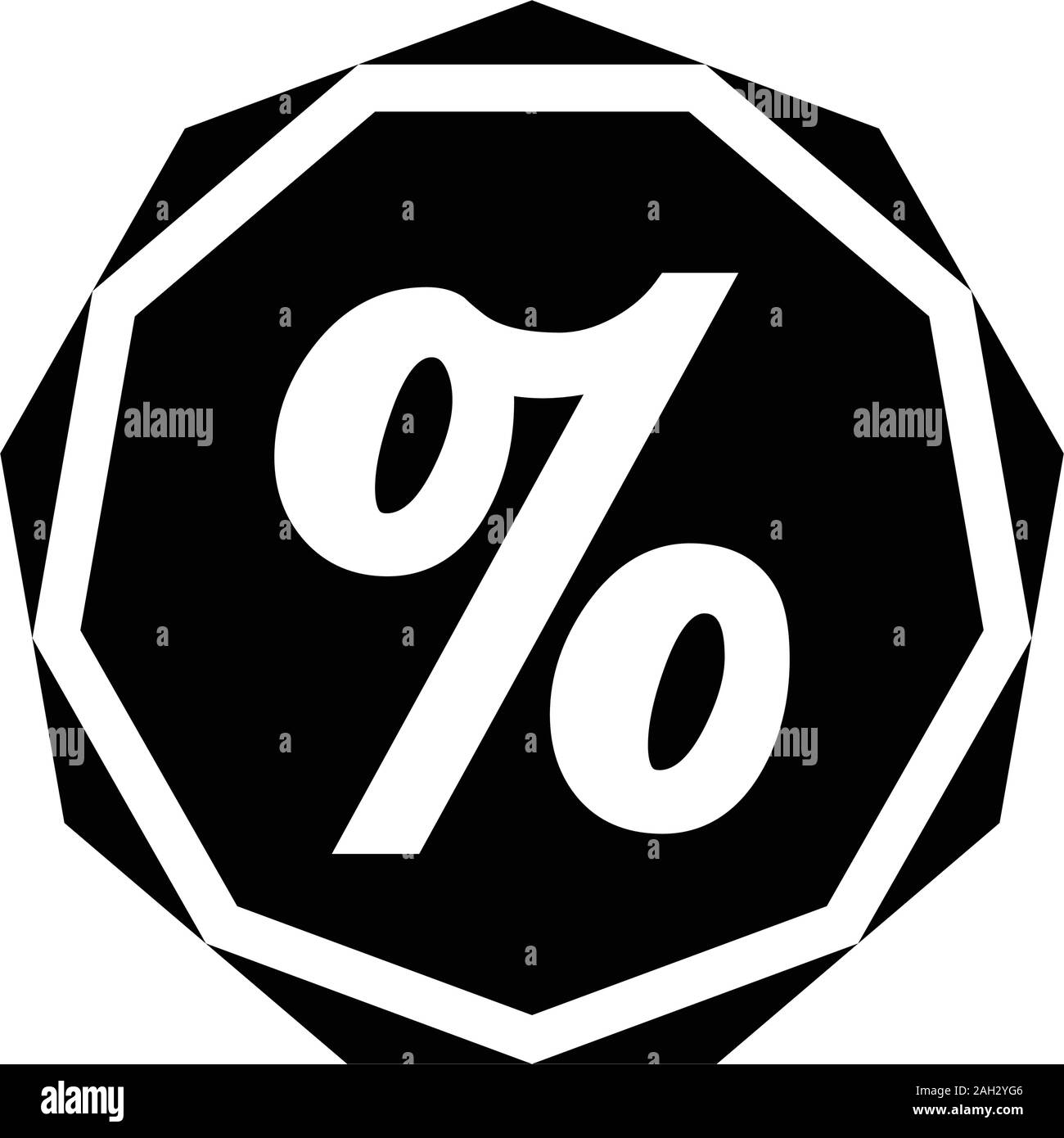 Discount percent, promotion rate icon Stock Vector Image & Art - Alamy