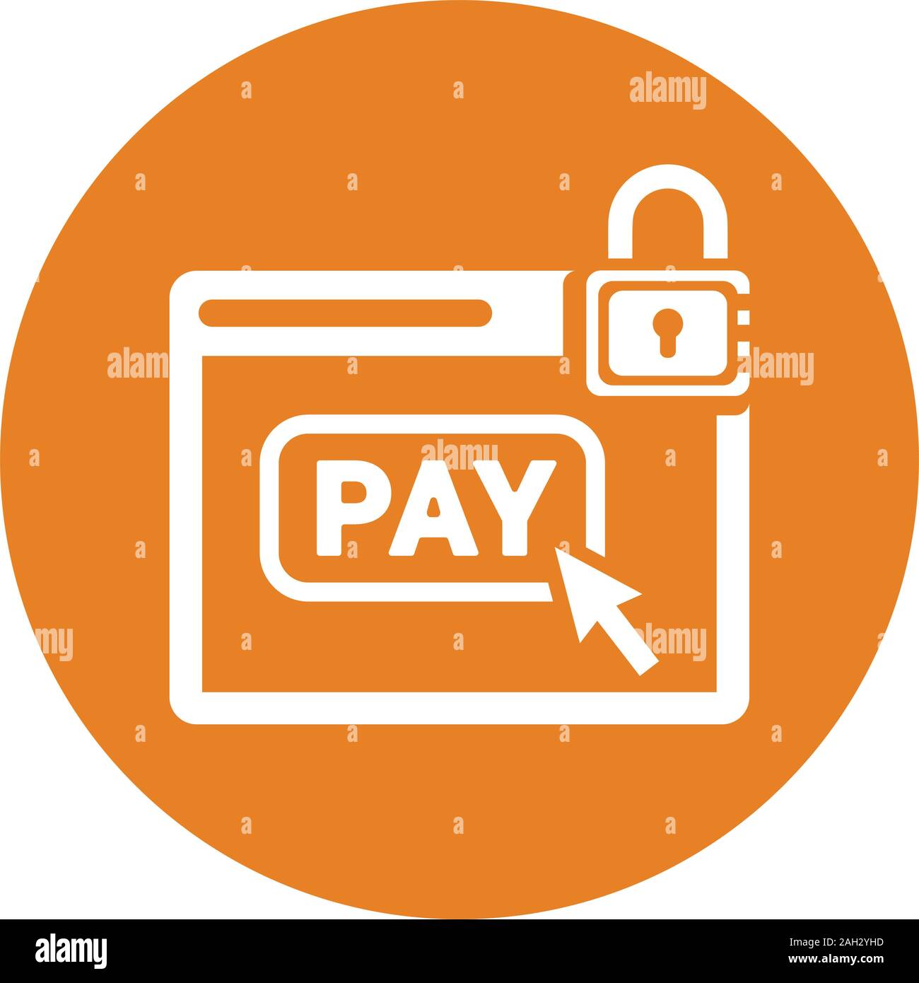 Secure pay icon hi-res stock photography and images - Alamy