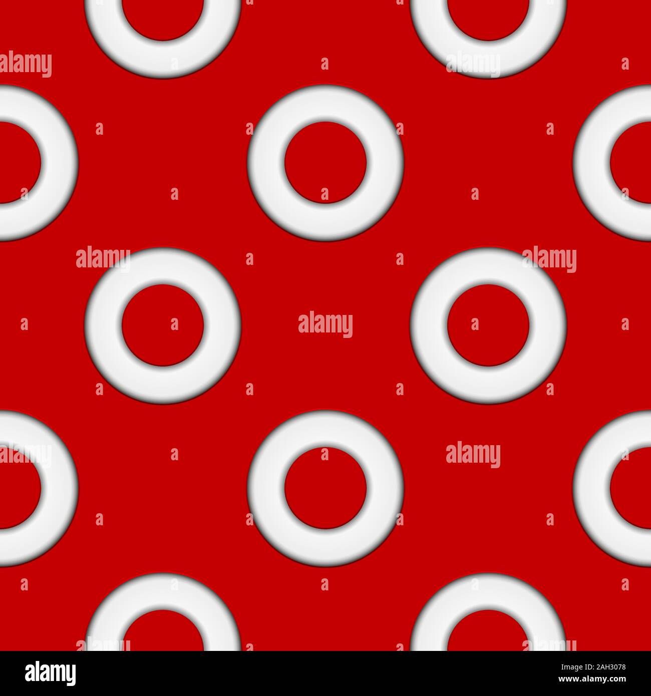 Red background with white circles. Seamless pattern Stock Vector Image ...