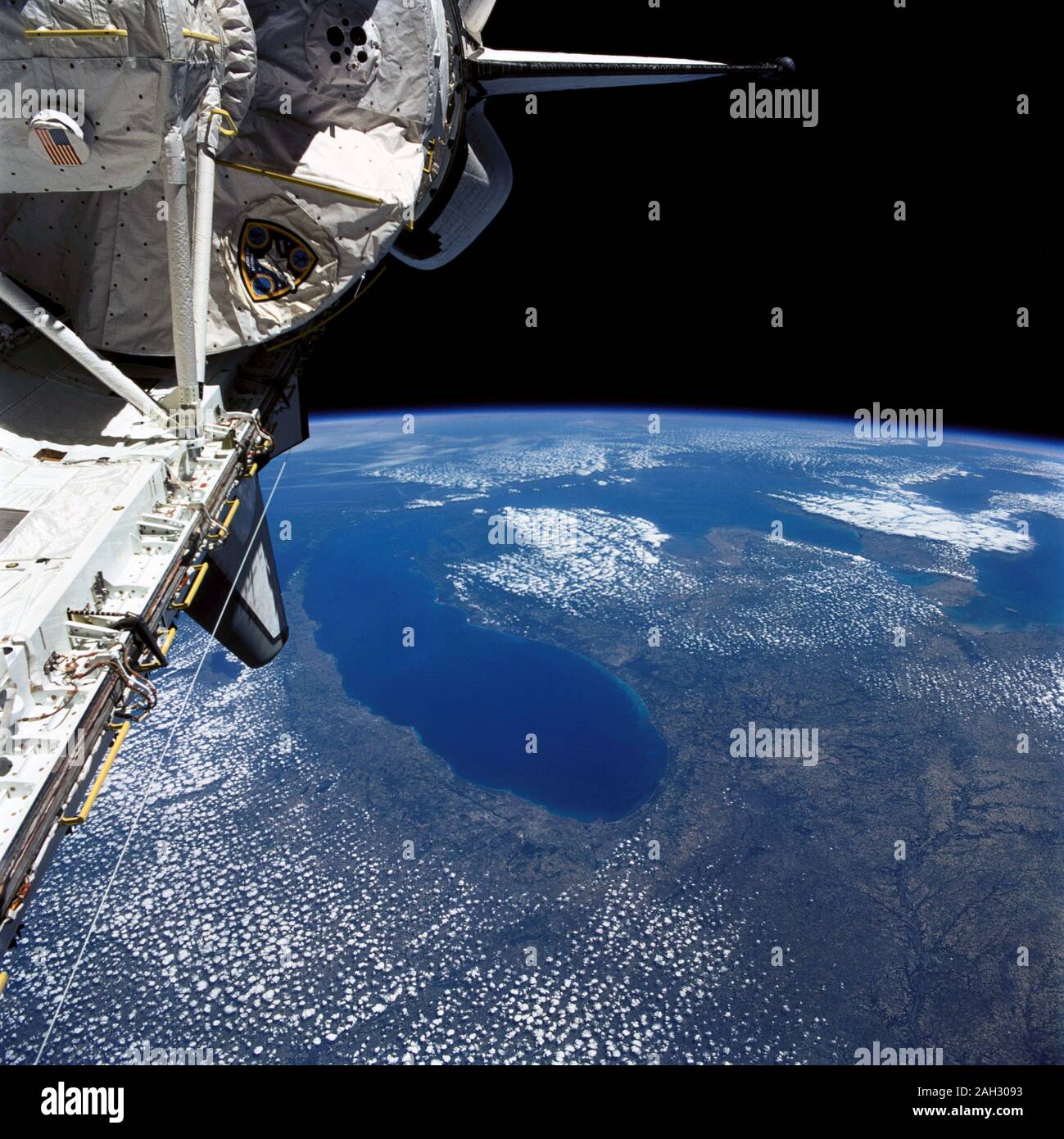 Space Station Over Michigan