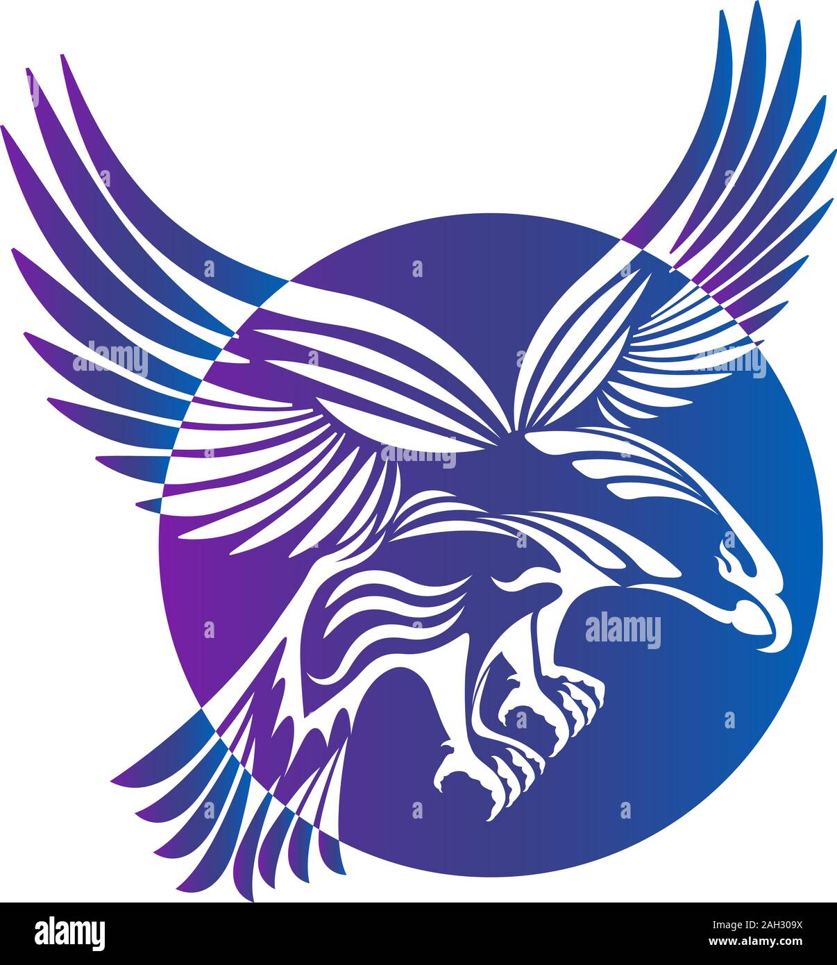 Eagle logo hi-res stock photography and images - Alamy