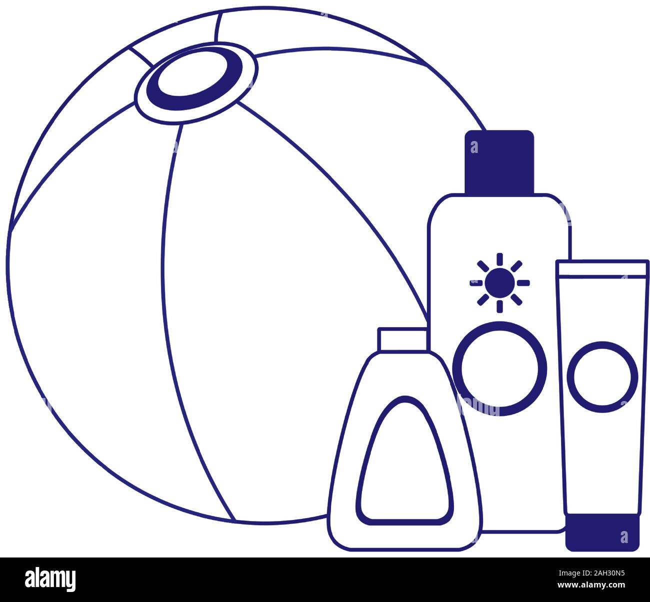 Plastic bottles sea Cut Out Stock Images & Pictures - Alamy