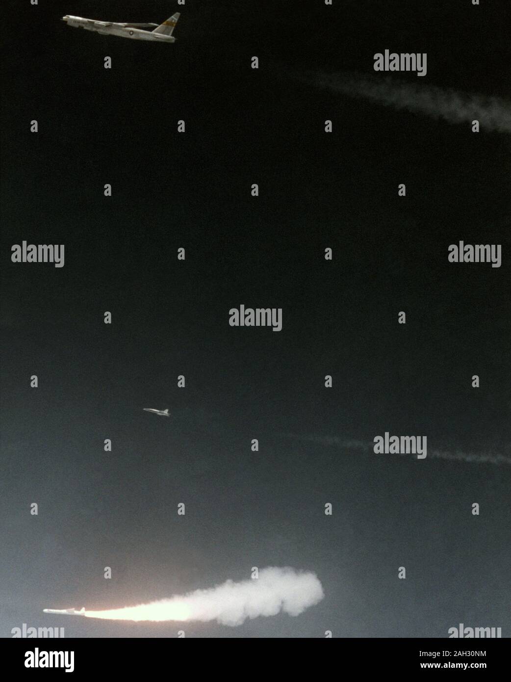 Against the midnight blue of a high-altitude sky, Orbital Sciences ...