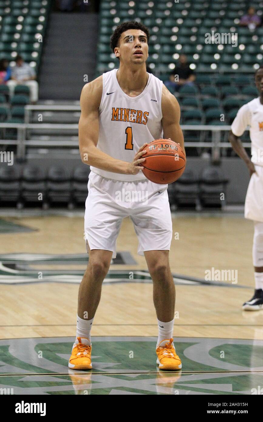 December 23, 2019 - UTEP Miners forward Tydus Verhoeven (1) takes a ...