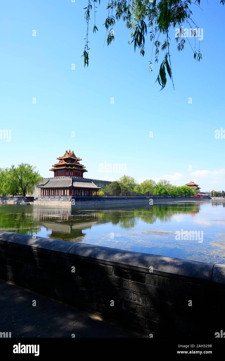 The Forbidden City turrets Stock Photo - Alamy