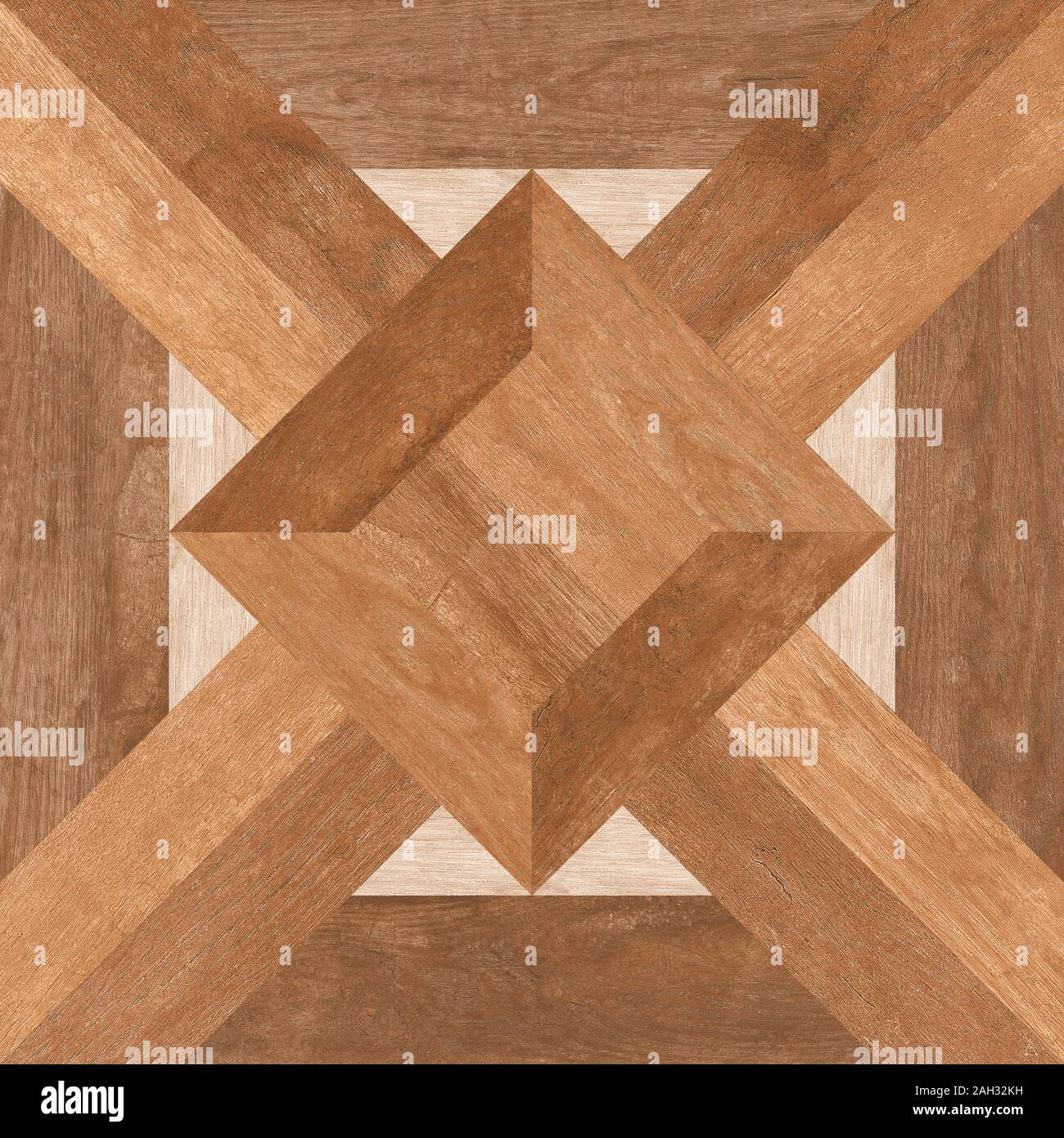 tiles, wooden geometric shapes, wooden floor tile Stock Photo - Alamy
