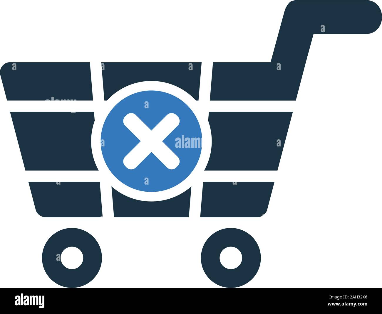 Remove cart icon, delete from shopping cart Stock Vector Image & Art ...