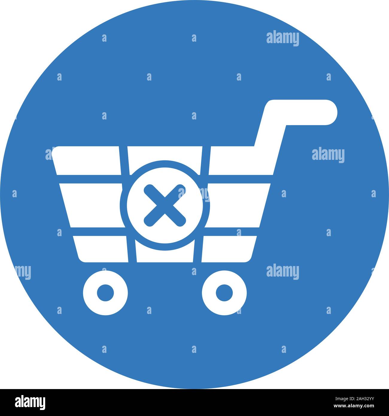 Remove Cart Icon Delete From Shopping Cart Stock Vector Image And Art Alamy