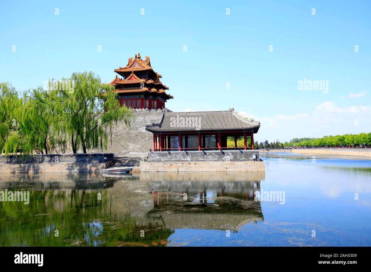 The Forbidden City turrets Stock Photo - Alamy