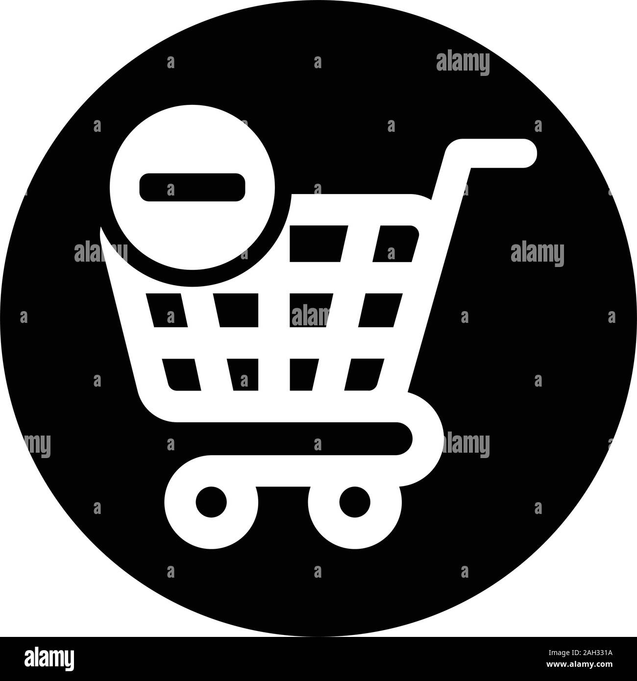 Remove Cart Icon Delete From Shopping Cart Stock Vector Image And Art Alamy