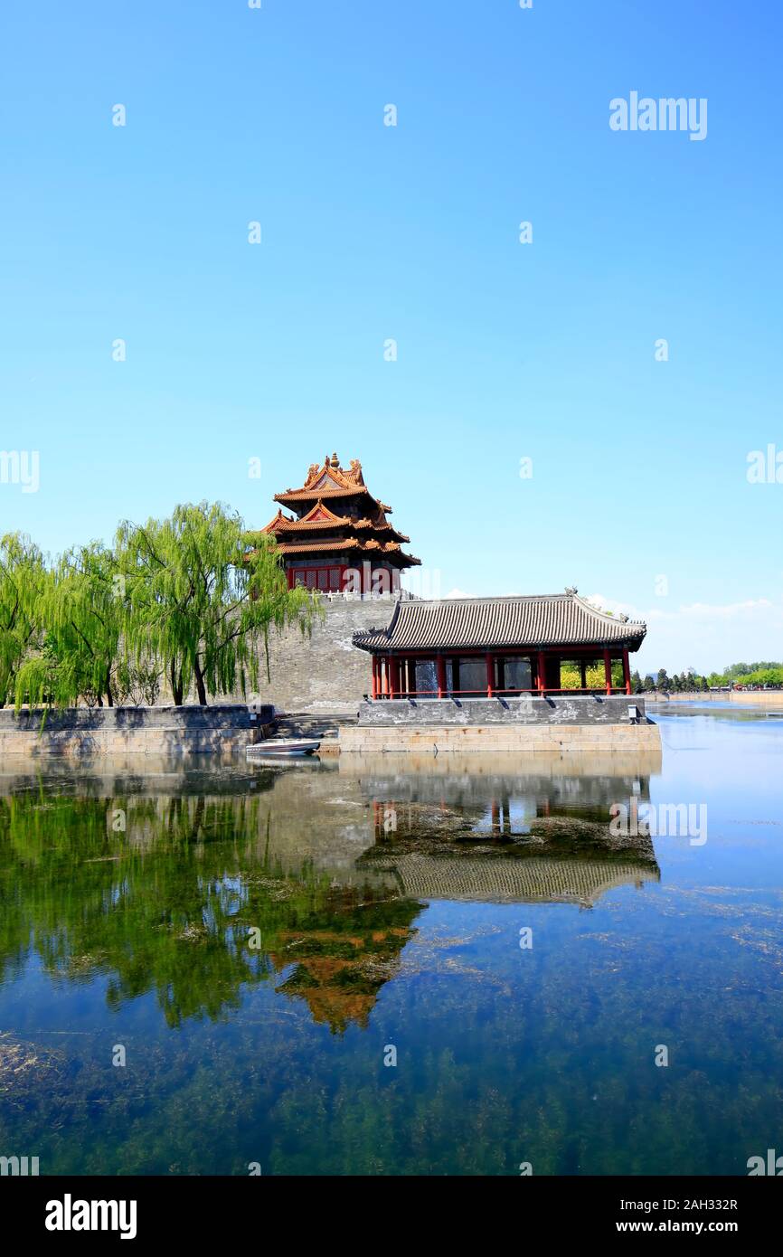 The Forbidden City turrets Stock Photo - Alamy