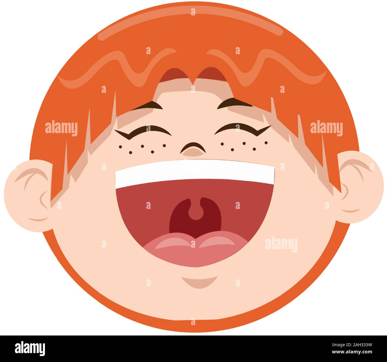 cartoon boy laughing icon, colorful design Stock Vector Image & Art - Alamy