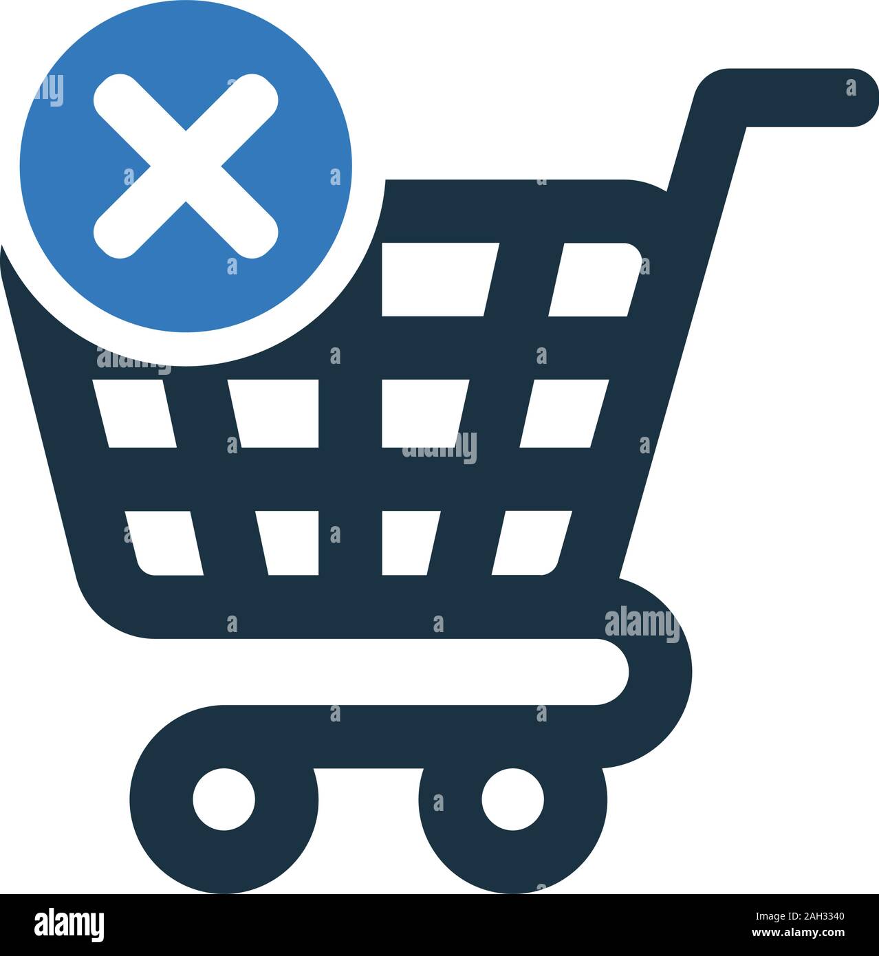 Remove cart icon, delete from shopping cart Stock Vector Image & Art ...