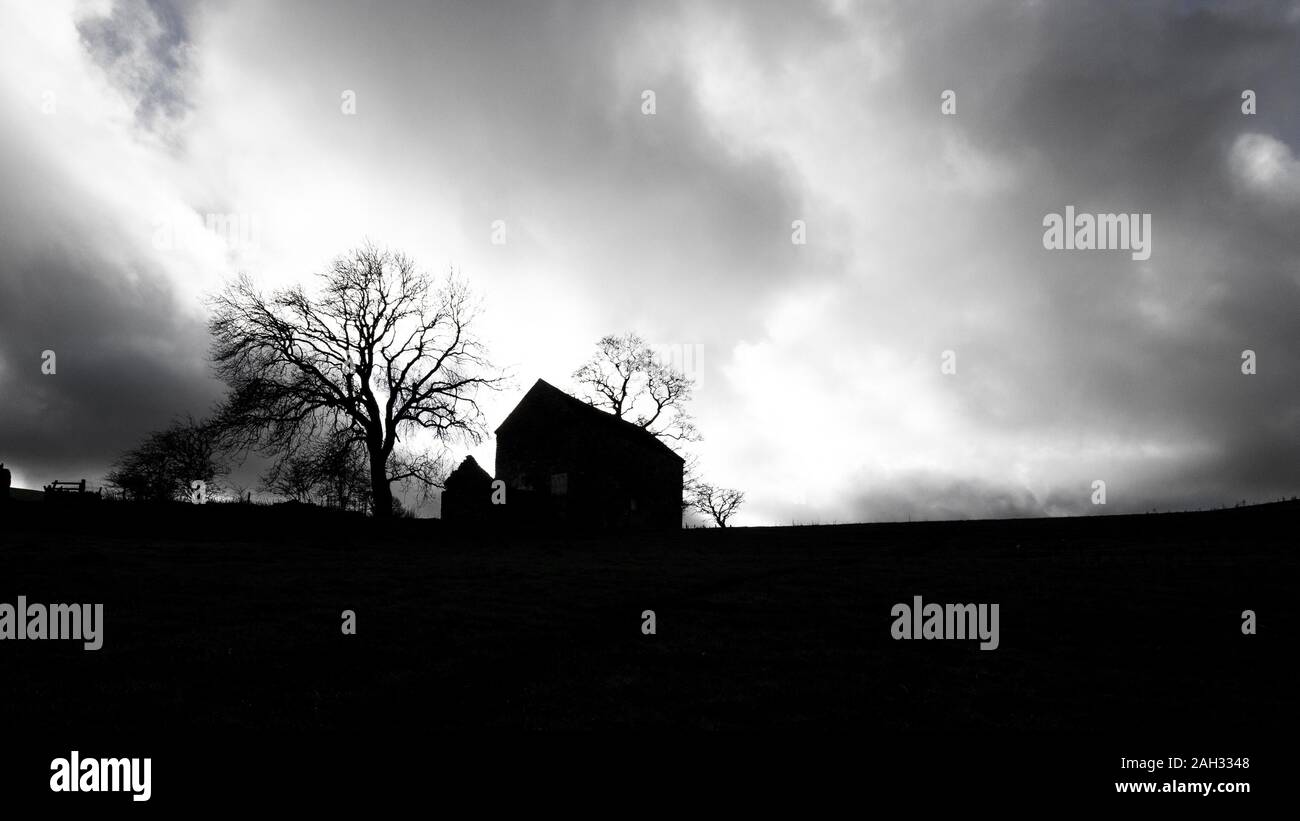 The Old Barn, Wetton Dale, Peak District Stock Photo - Alamy