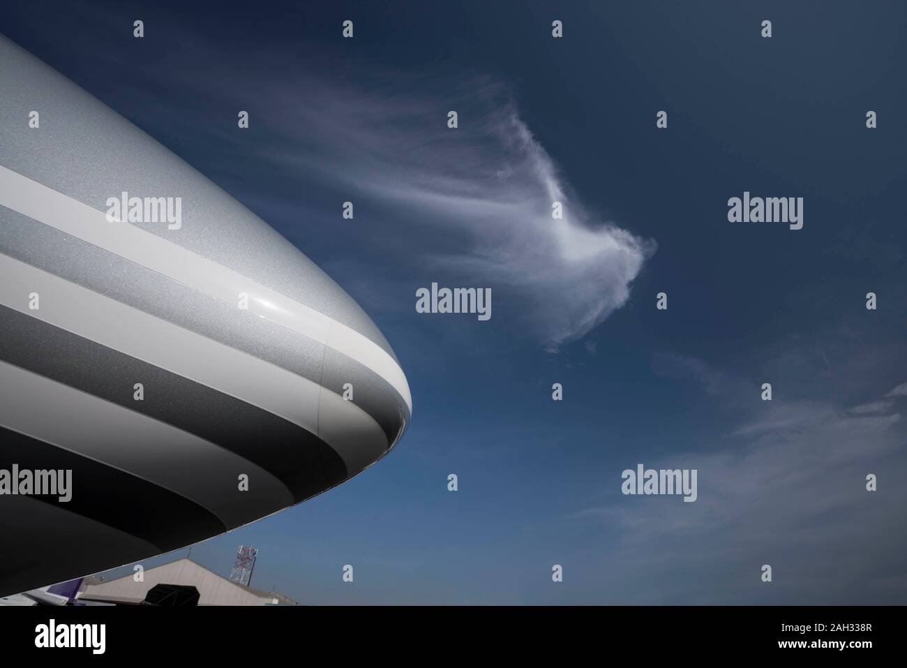 Closeup of a business private jet head Stock Photo - Alamy