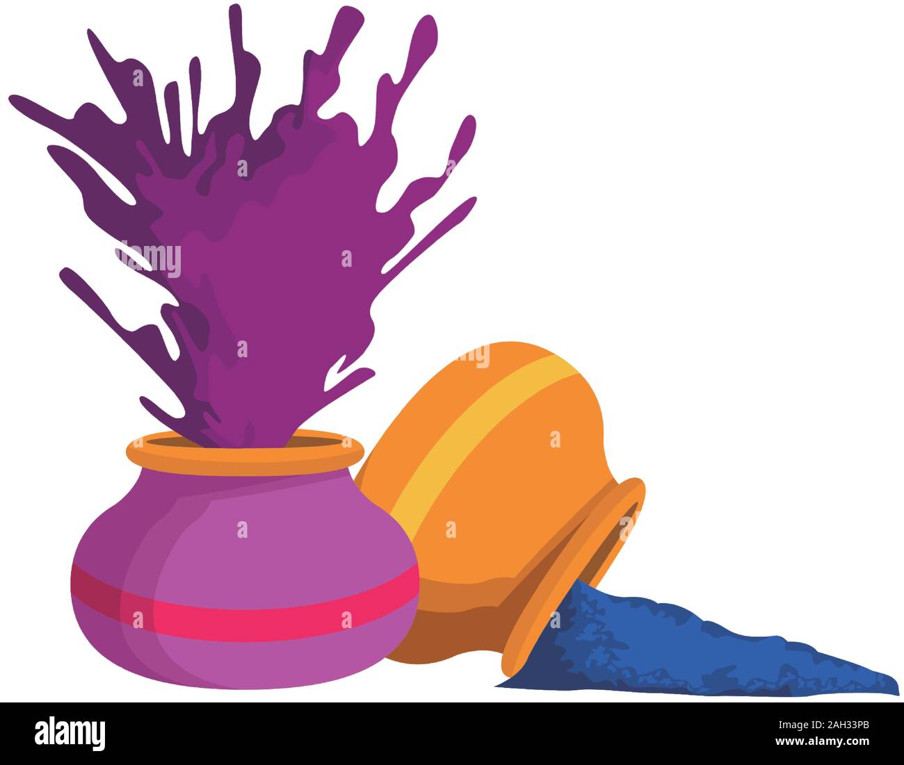 Holi colour powder explosion Stock Vector Images - Alamy