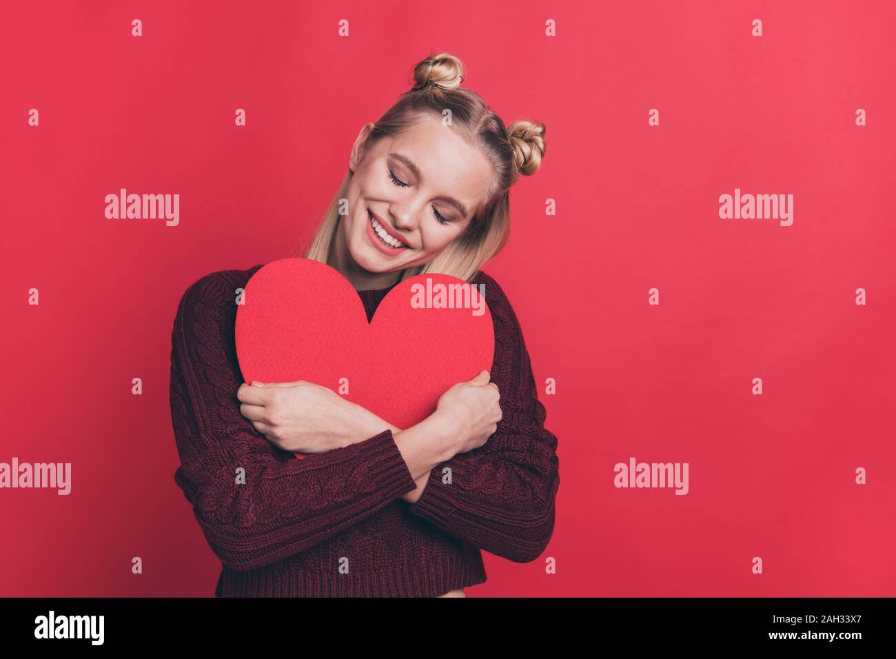 Honesty charity people peaceful soul concept. Close up photo of ...