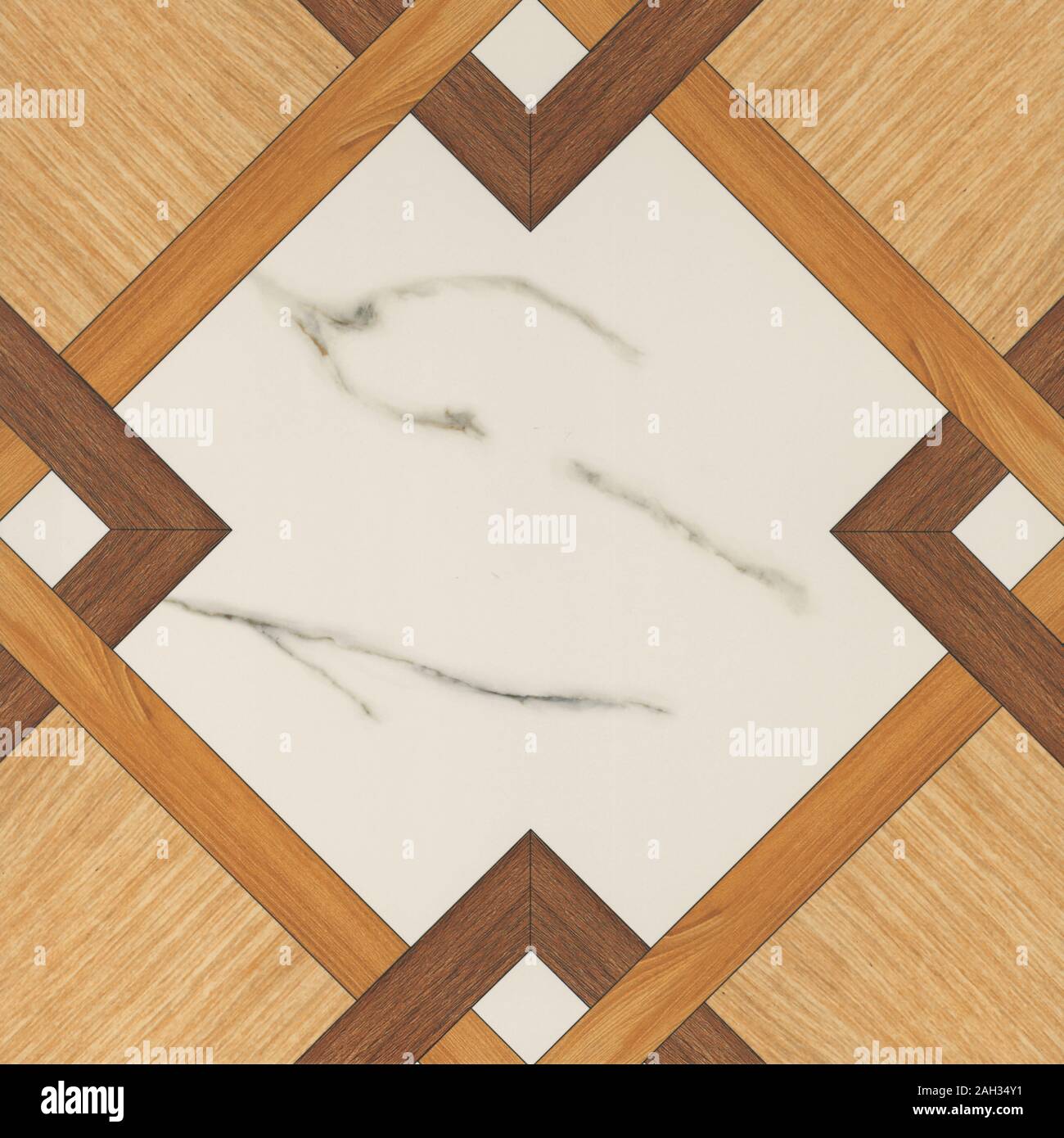 tiles, wooden geometric shapes, wooden floor tile Stock Photo - Alamy