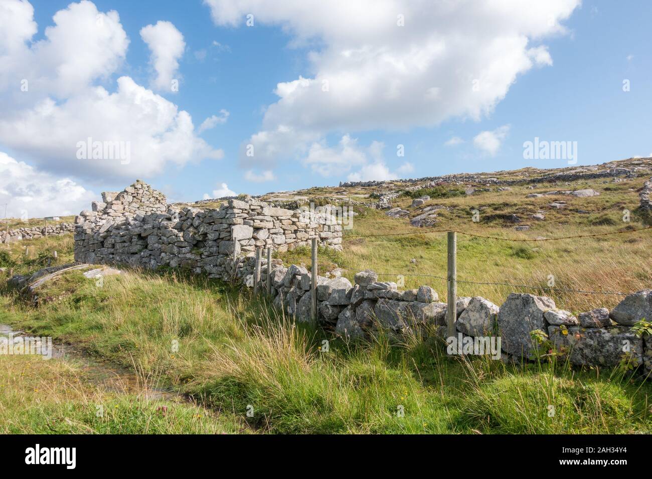 Lettermore Island on Connemara countryside in Ireland Stock Photo - Alamy