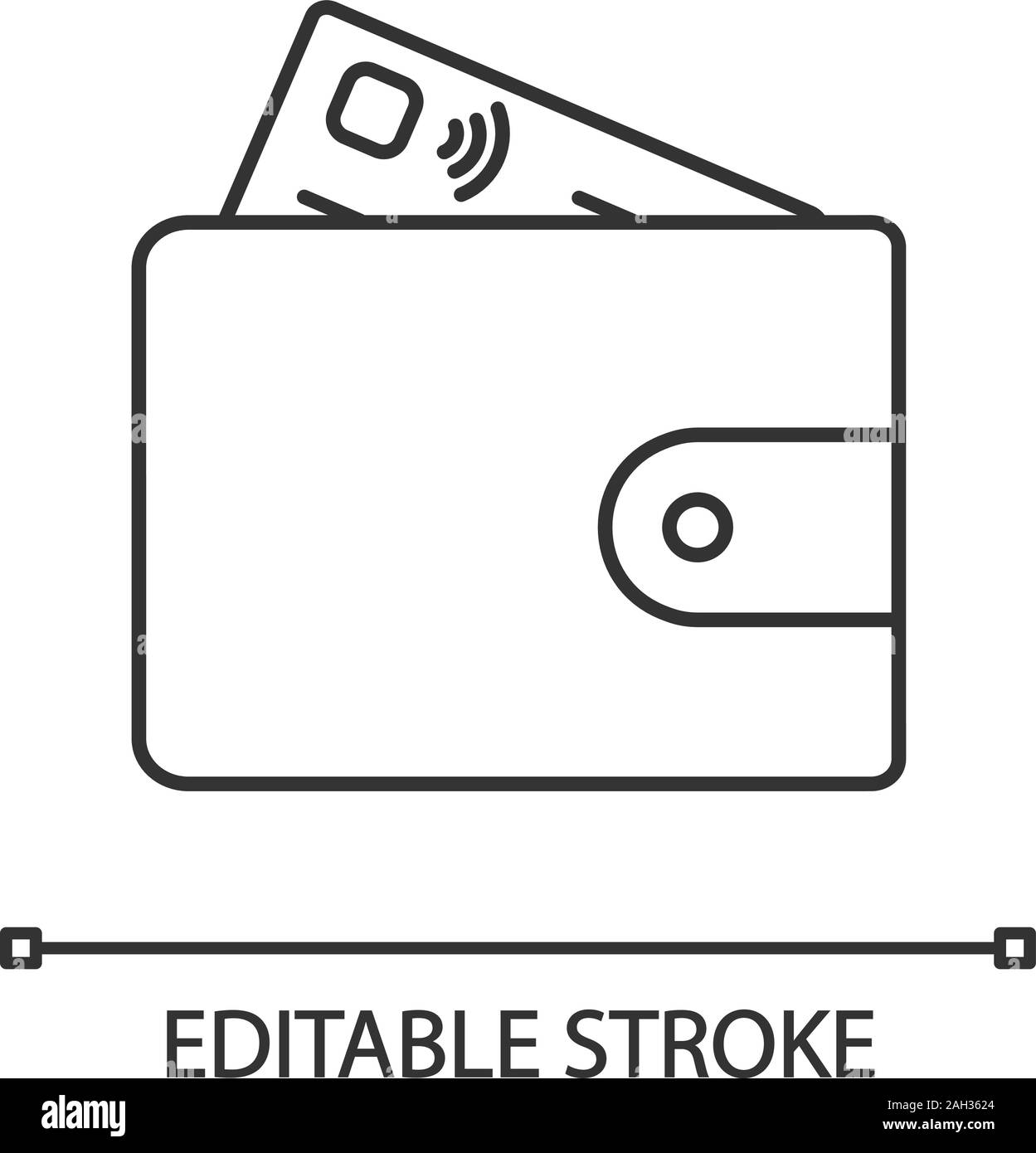 Account balance wallet icon Black and White Stock Photos & Images - Alamy