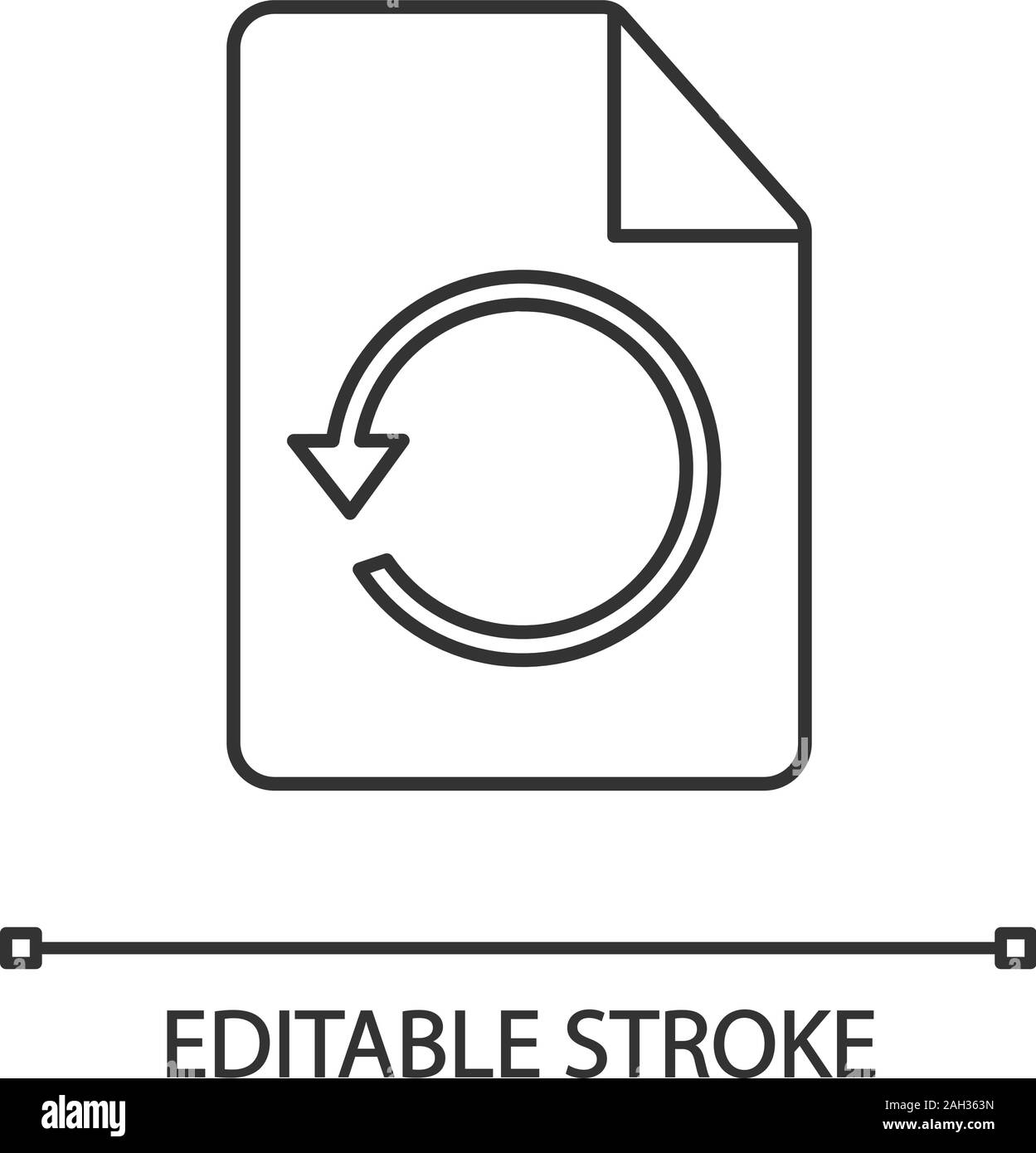 Rotate file Stock Vector Images - Alamy