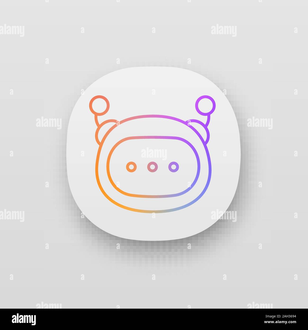 Chatbot Message App Icon Uiux User Interface Chat Bot Virtual Assistant Digital Support