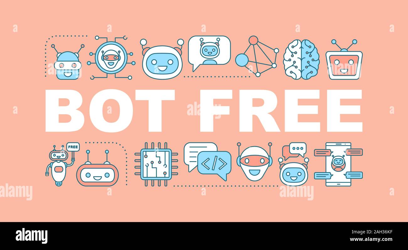Free bot word concepts banner. Robot. Artificial intelligence. AI ...