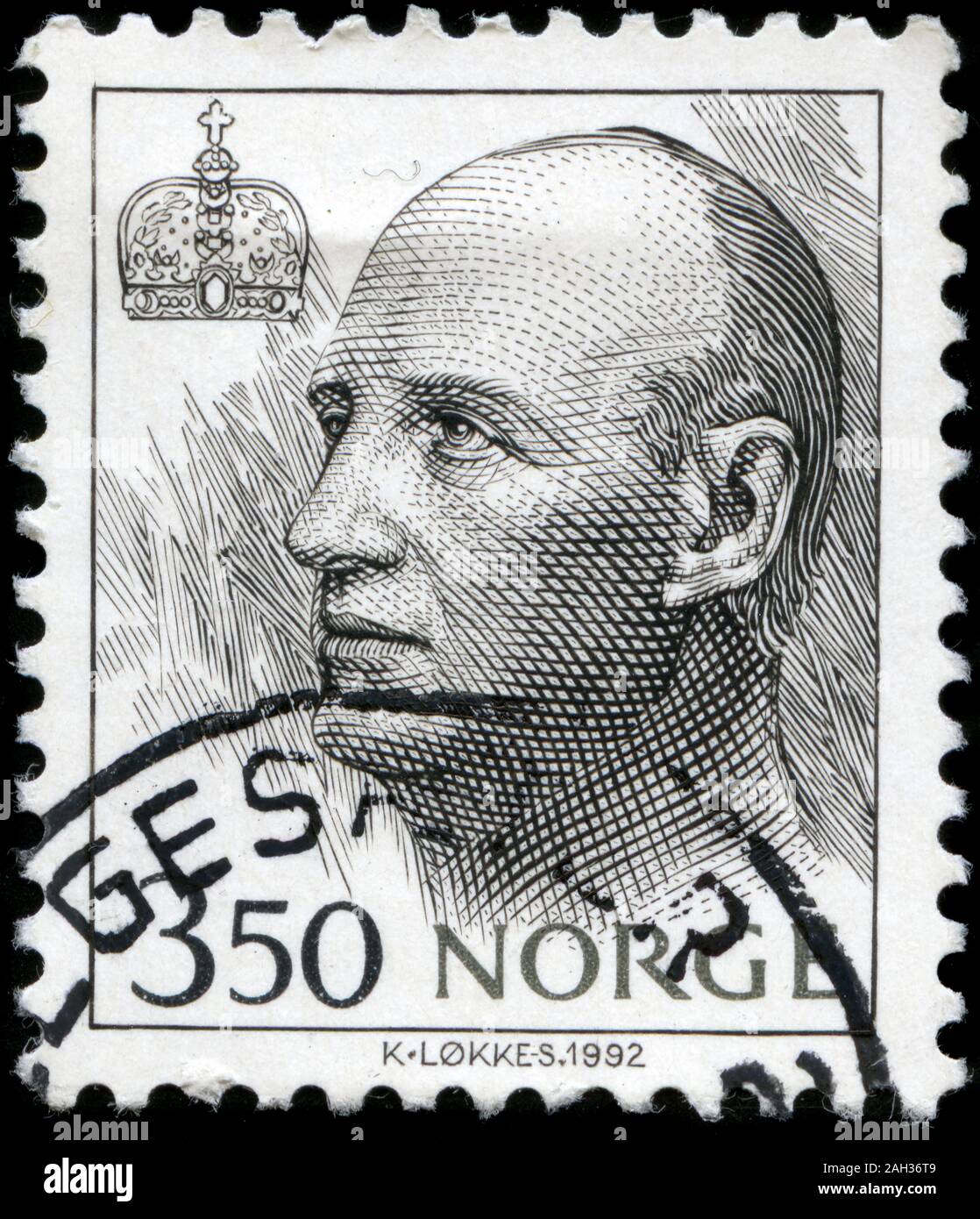 King Harald V Stock Photo - Alamy