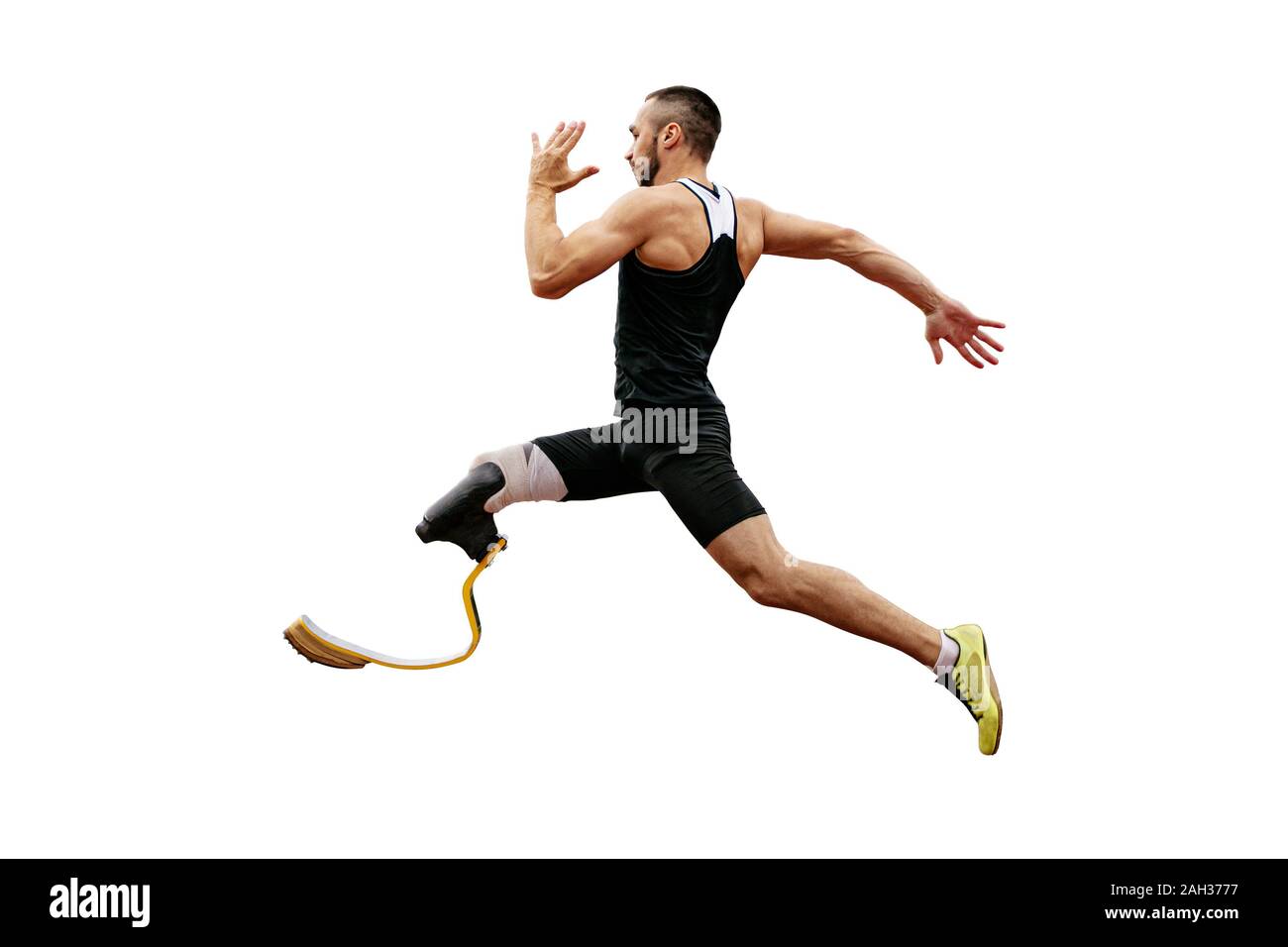Disabled athlete running prosthetic hi-res stock photography and images ...