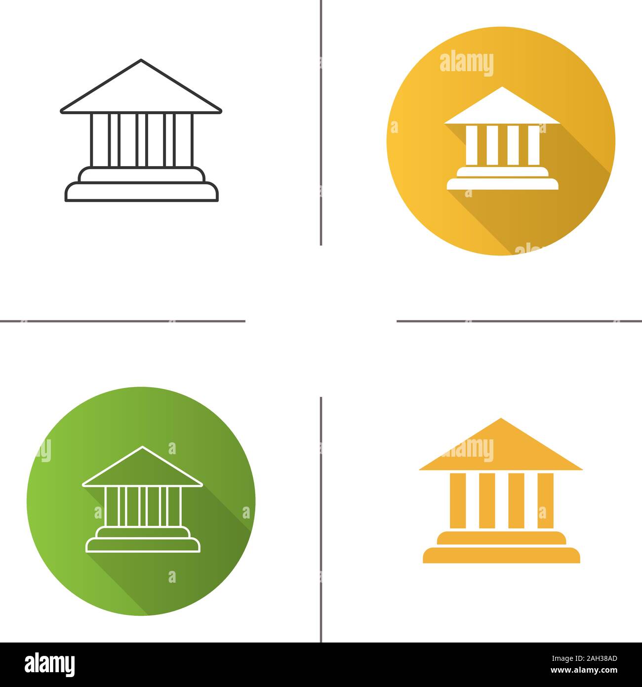 Account balance icon. Flat design, linear and color styles. Online ...