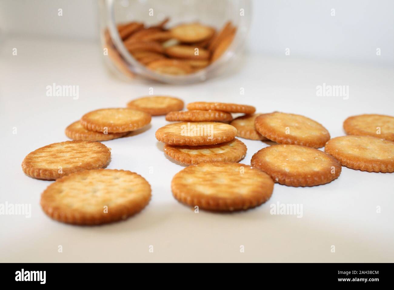 Mini cracker on a white background Stock Photo - Alamy
