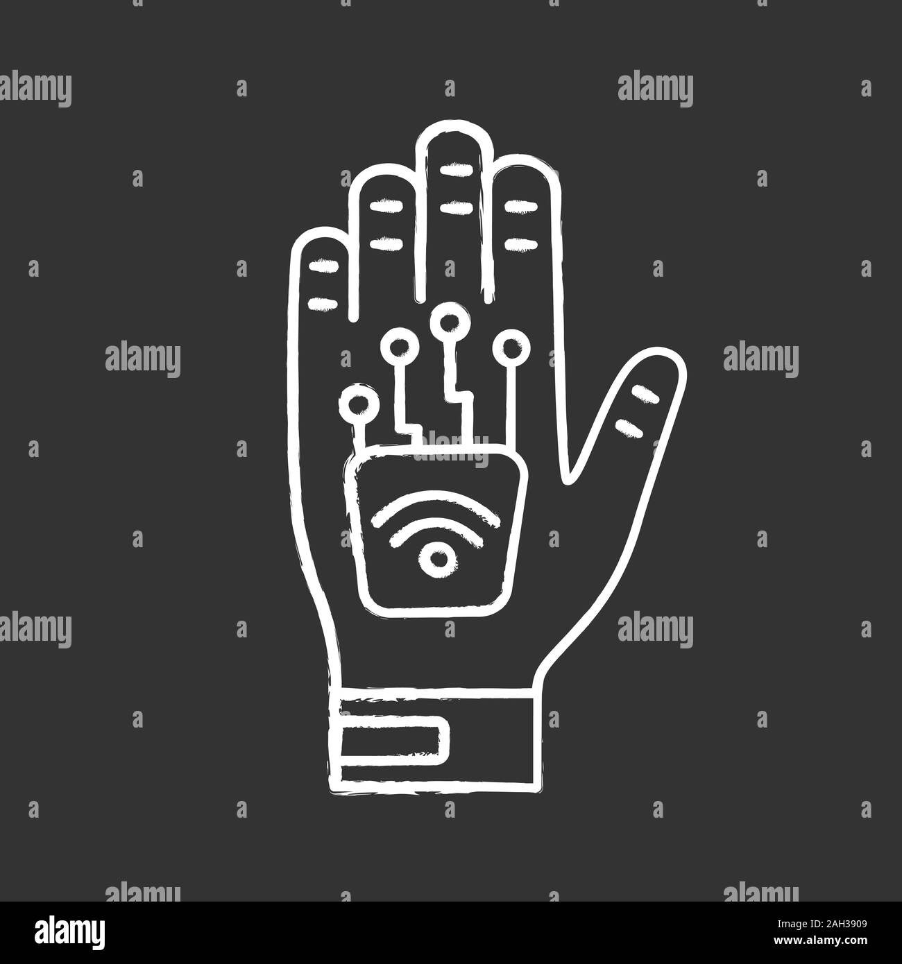 Rfid tag in hand Stock Vector Images - Alamy