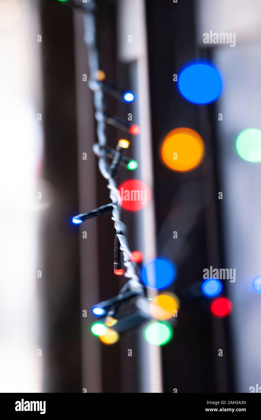 Coloured lights party hi-res stock photography and images - Alamy
