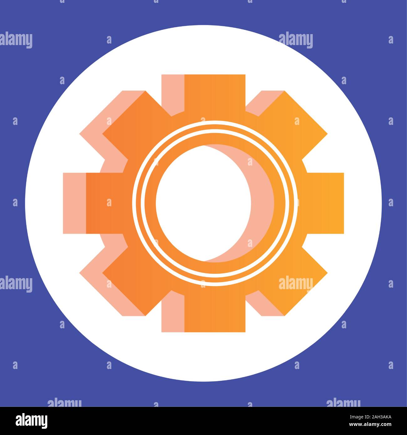 gear settings setup isolated icon Stock Vector Image & Art - Alamy