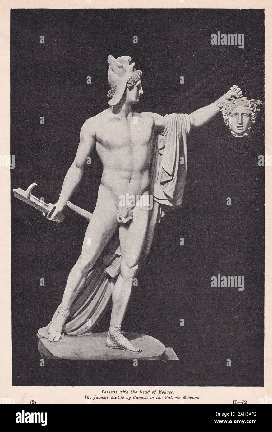 Perseus with the head of Medusa by Canova Stock Photo - Alamy