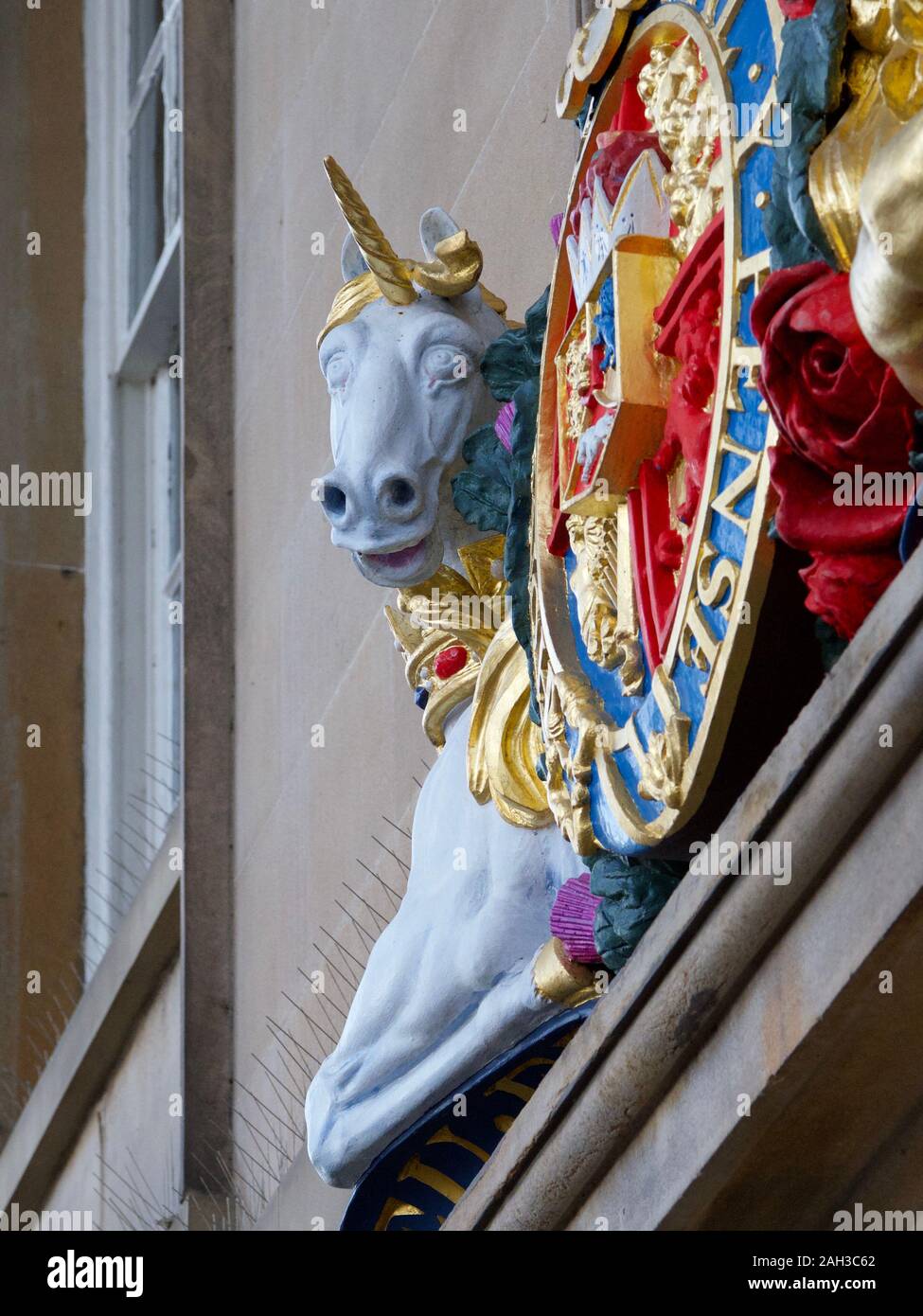 Unicorn on building hi-res stock photography and images - Alamy