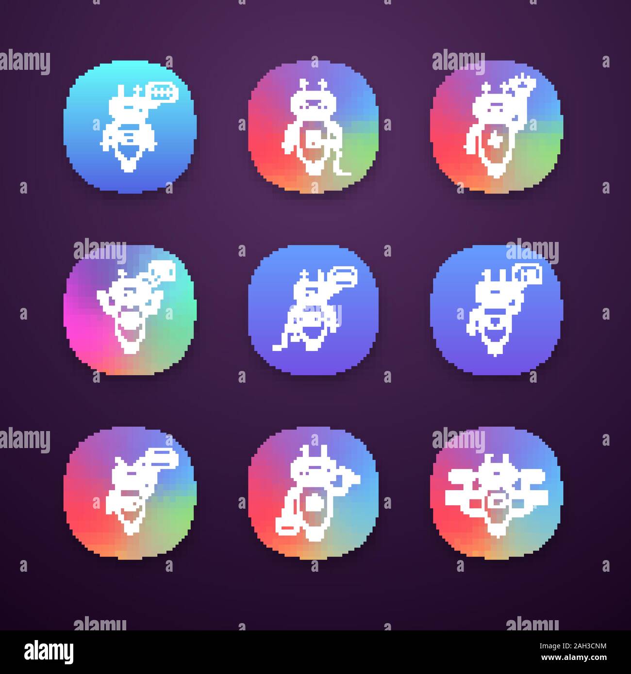 Repair robots vector vectors hi-res stock photography and images - Alamy