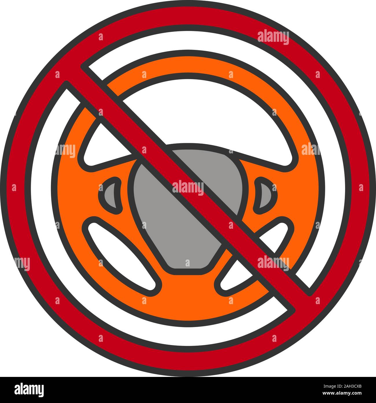 Caution in automobile Stock Vector Images - Alamy