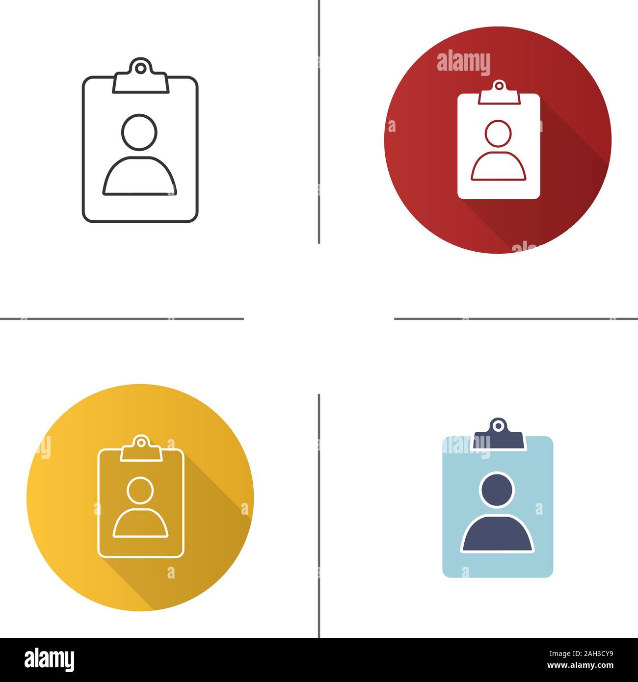 Assignment Ind icon. CV. User information. Profile. Patient card. Flat ...