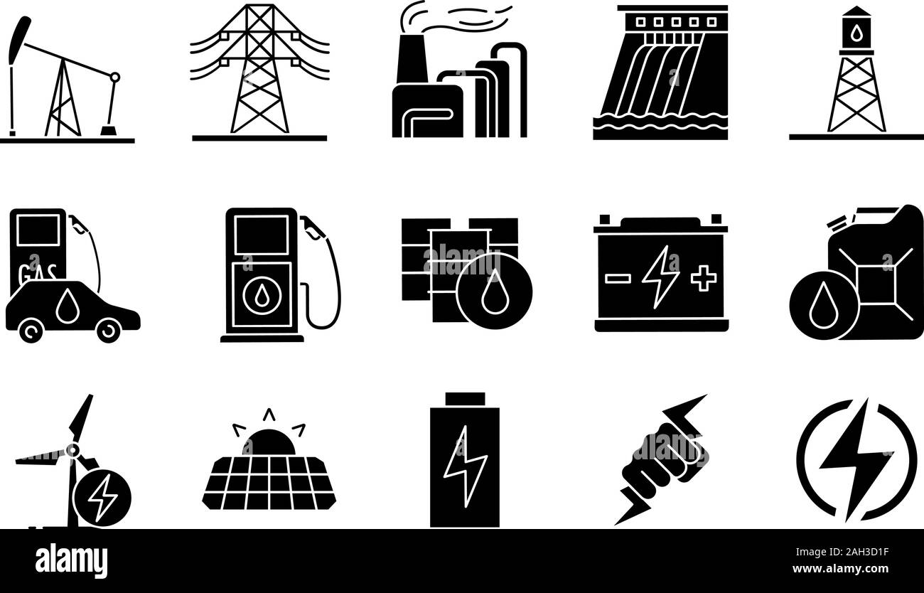 Electric Power Plant Icon