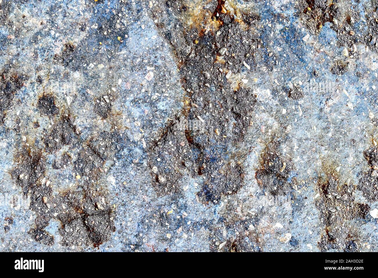 Detailed close up view on mixed rusty and concrete metal walls Stock ...